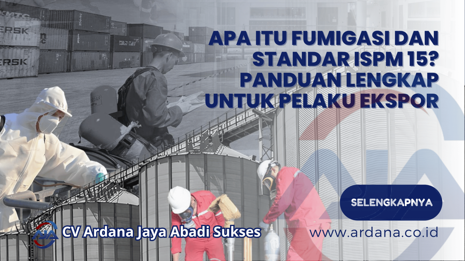 Apa Itu Fumigasi dan Standar ISPM 15? Panduan Lengkap untuk Pelaku Ekspor - CV Ardana Jaya Abadi ...
